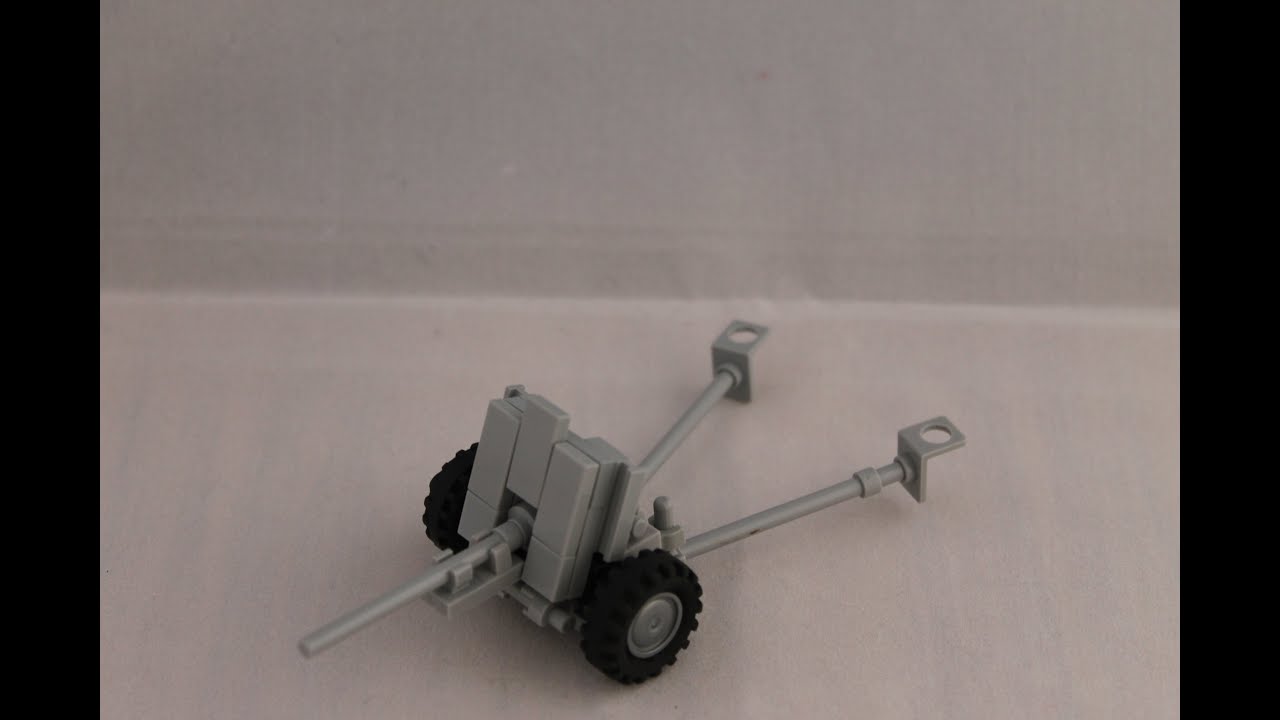 Lego WW2 German PAK 36 anti-tank gun tutorial/ review - YouTube
