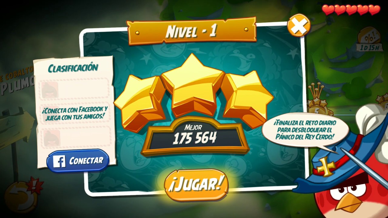 Angry Birds 2 - Level 1 - Primera pantalla - YouTube