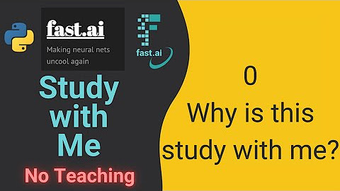 FastAI Deep Learning Course - Study with Me - YouTube