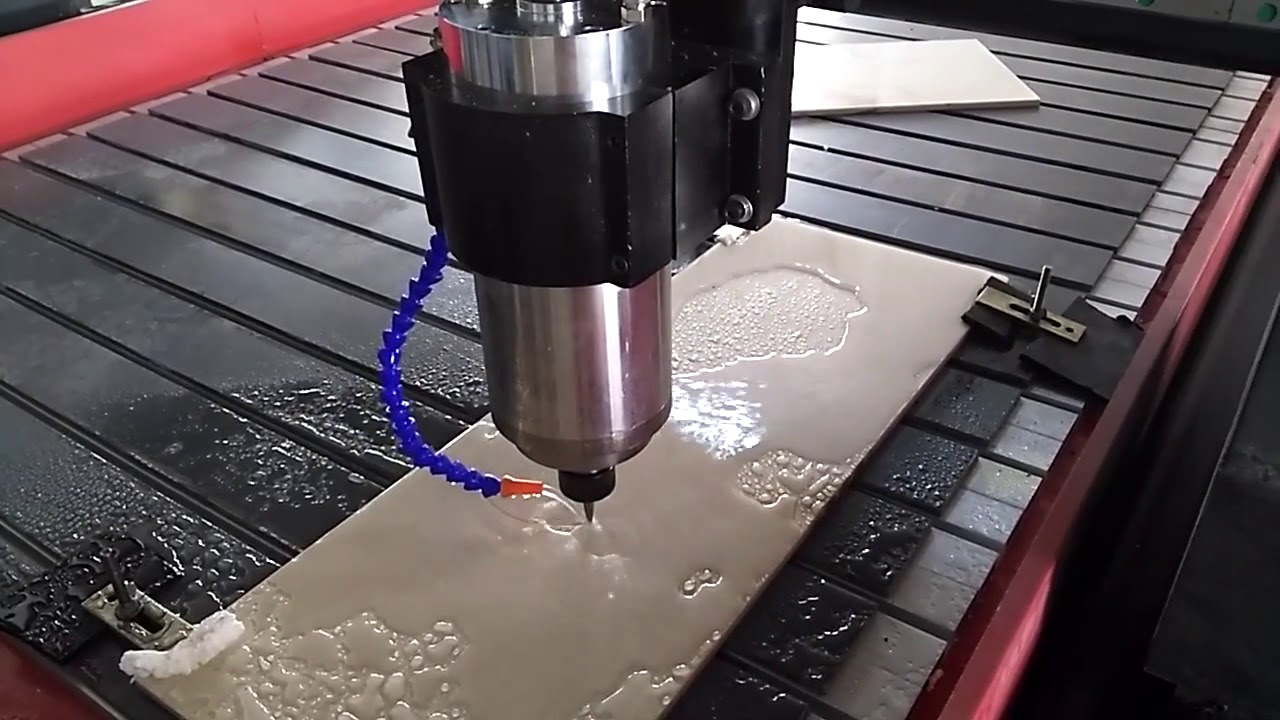 Tiptopcnc---Stone engraving machine for floor tile - YouTube