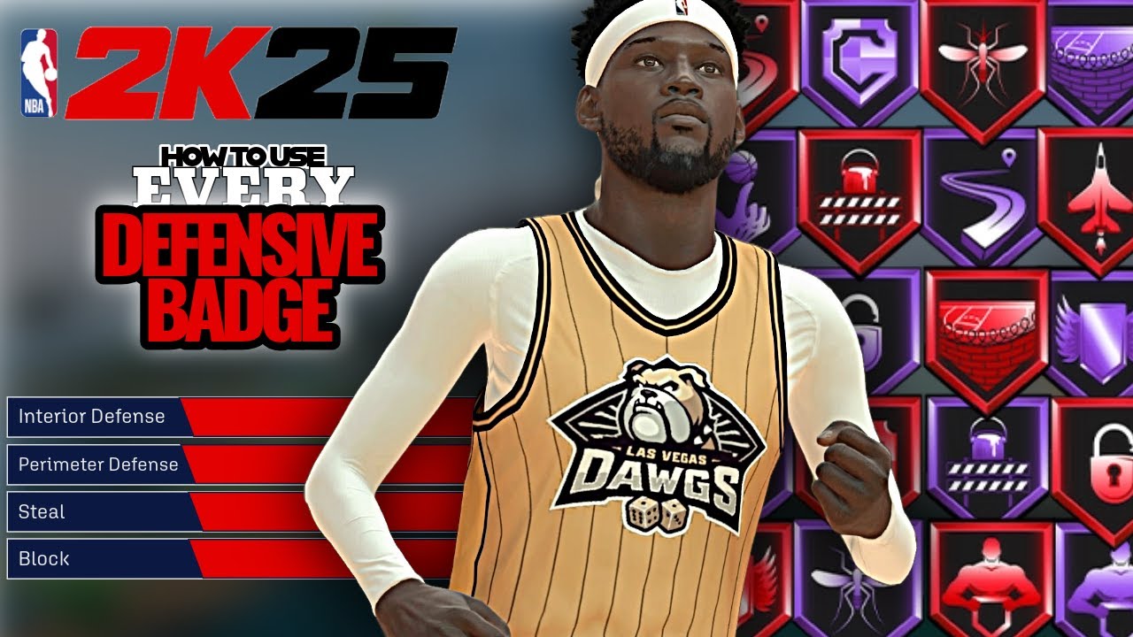 HOW TO USE EVERY DEFENSIVE BADGE #nba2k #tutorial - YouTube