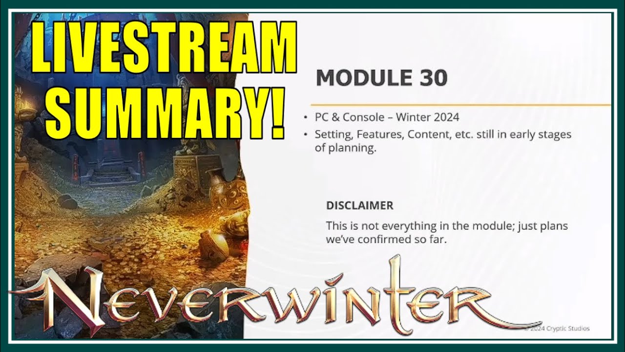 DEV NEWS: Roadmap for Module 28, 29, 30 - Warlock & Cleric, Mirage Weapons, Keybinds ...