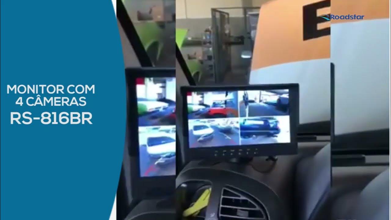 Sistema de Monitoramento Multicâmeras RS-816BR da Roadstar - YouTube