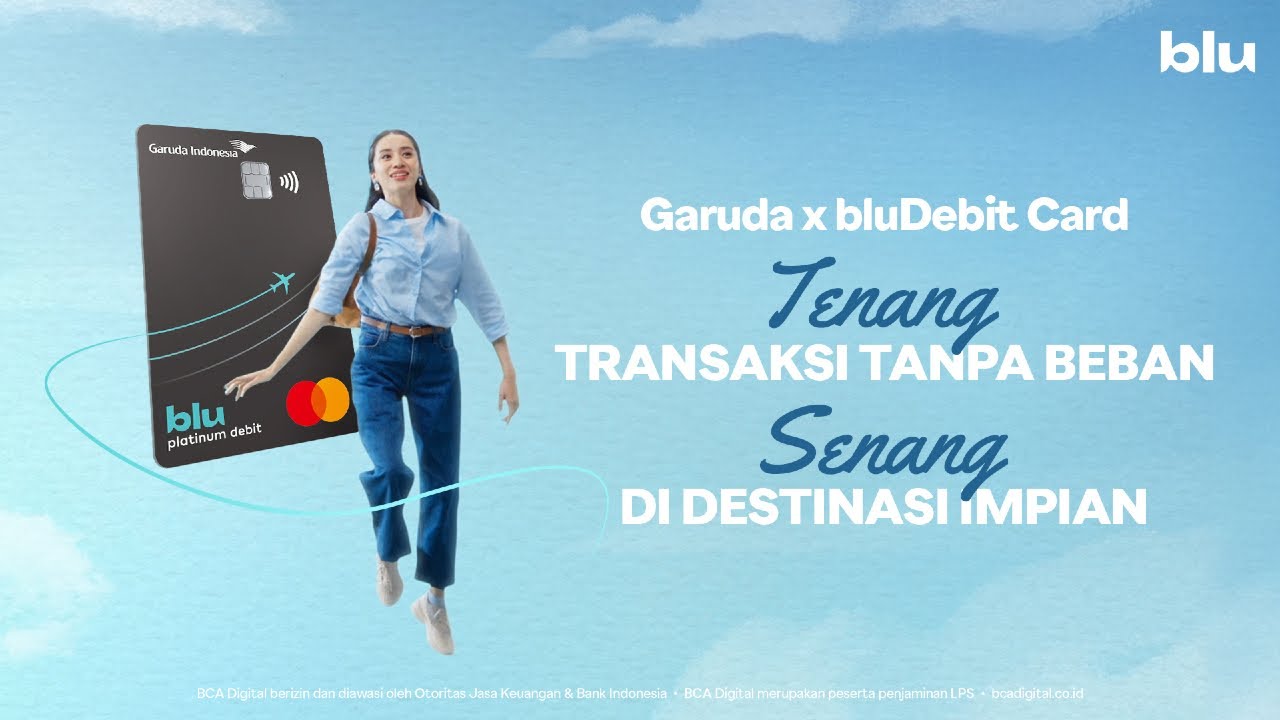 Nikmati benefit liburan bareng Garuda x bluDebit Card - YouTube