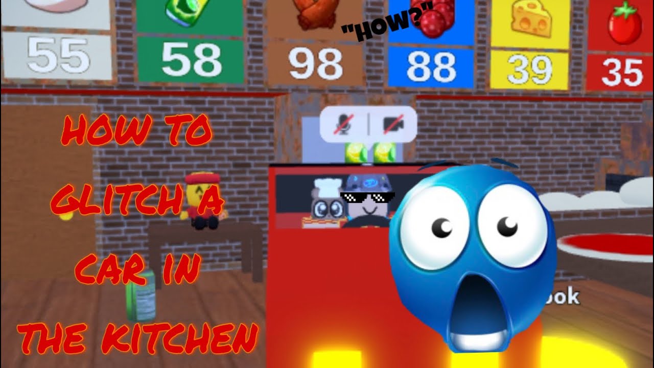 how to glitch a car in da kitchen - YouTube