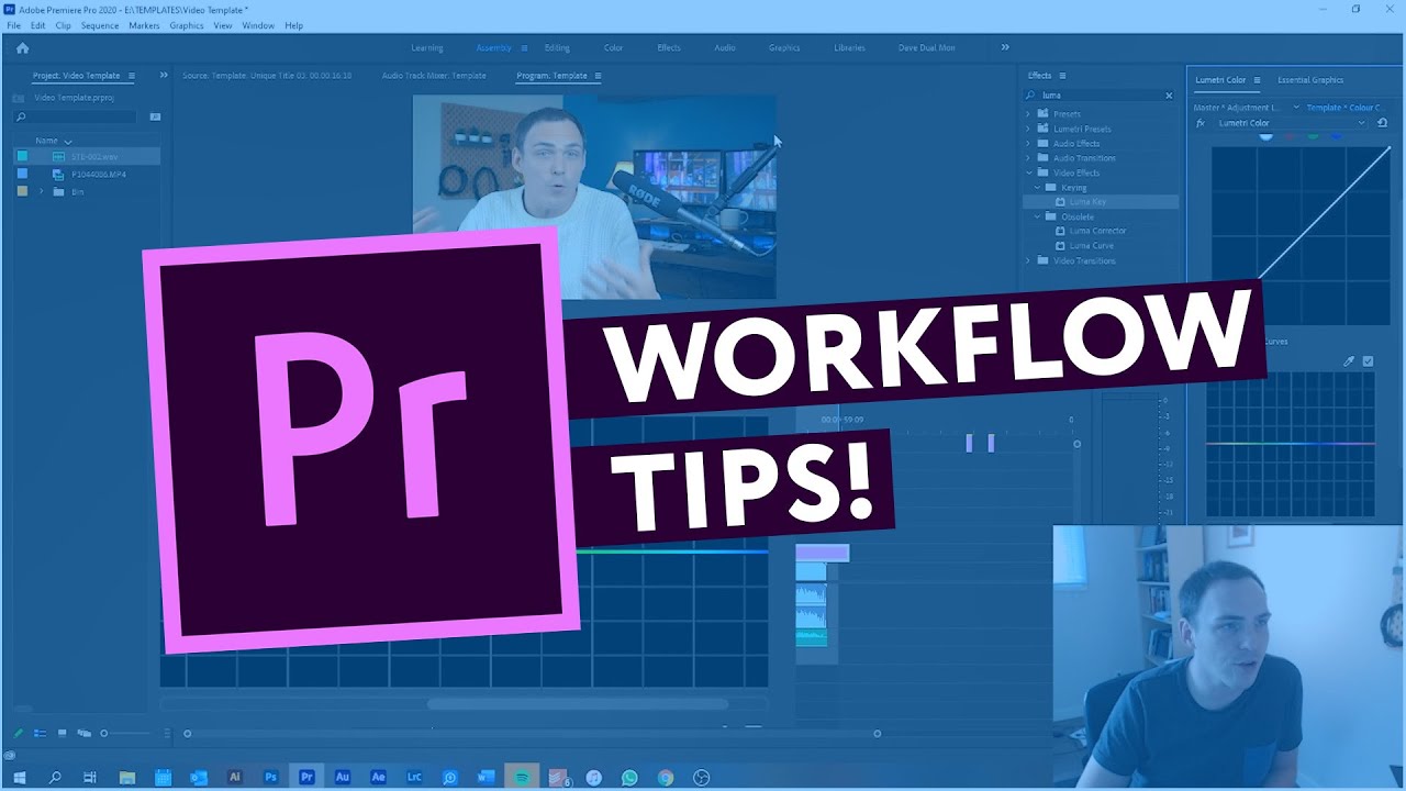 Workflow tips in Premiere Pro - YouTube