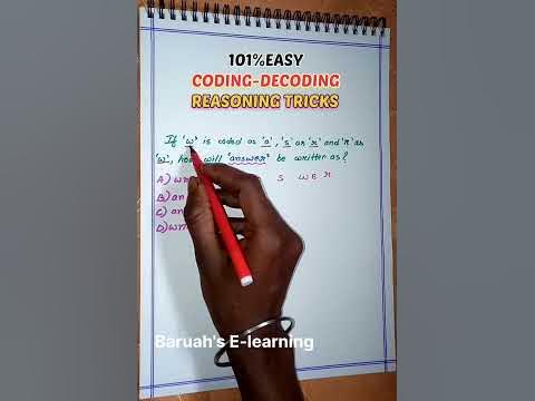 Coding-Decoding|Analogy|Reasoning Tricks|Reasoning Classes for SSC-CGL ...