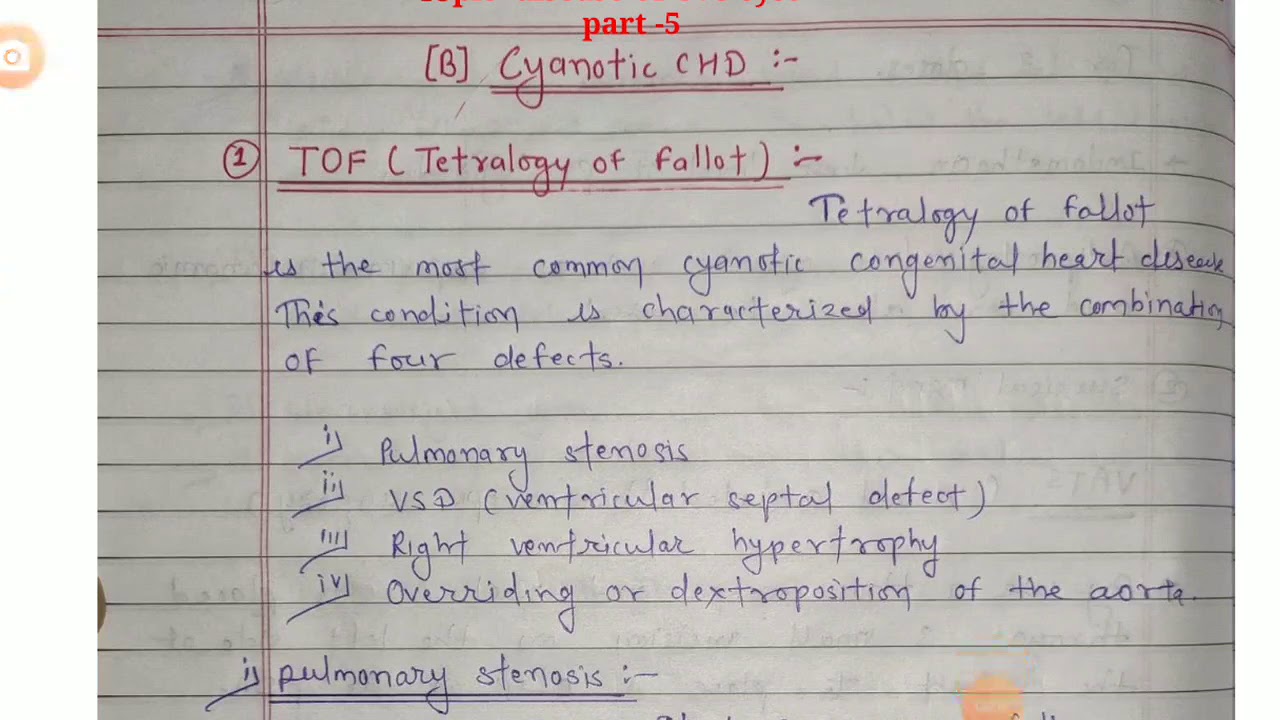 TOF (Pediatric) by MK Sir - YouTube