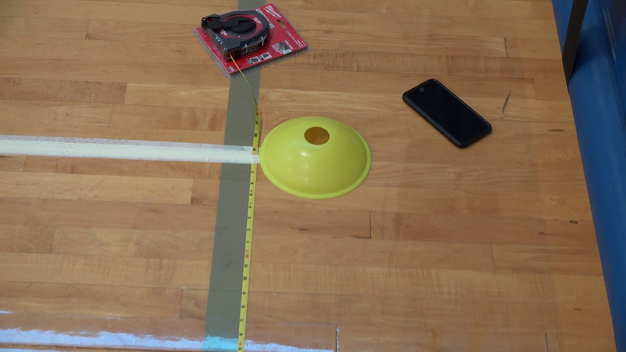 FIBA Beep Test Distance Measurement - YouTube