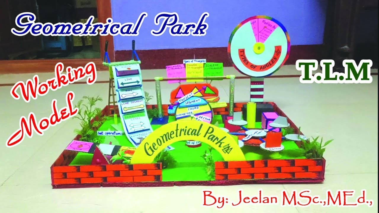 Geometrical Park #tlm #how #howto #mathsproject #mathstlm # ...