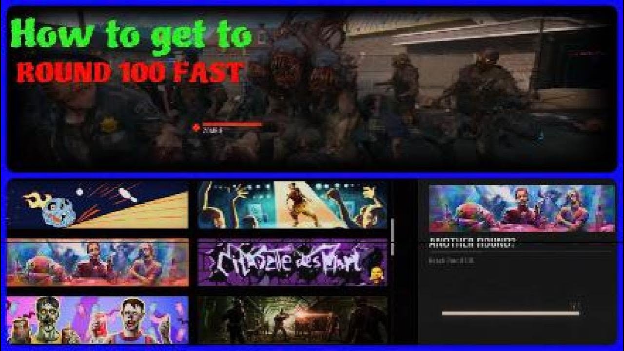 Cod bo6 Zombies This is How to get to (ROUND 100 FAST On Liberty Falls ...