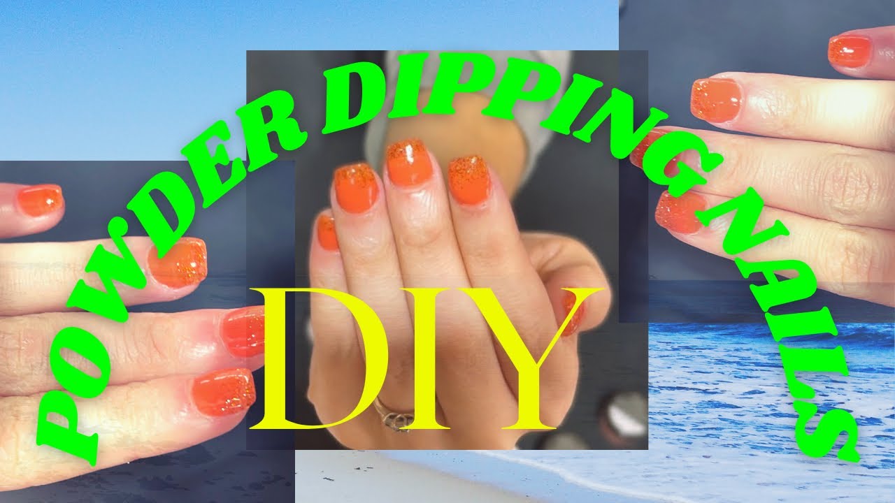 DIY Powder Dipping Nails - YouTube