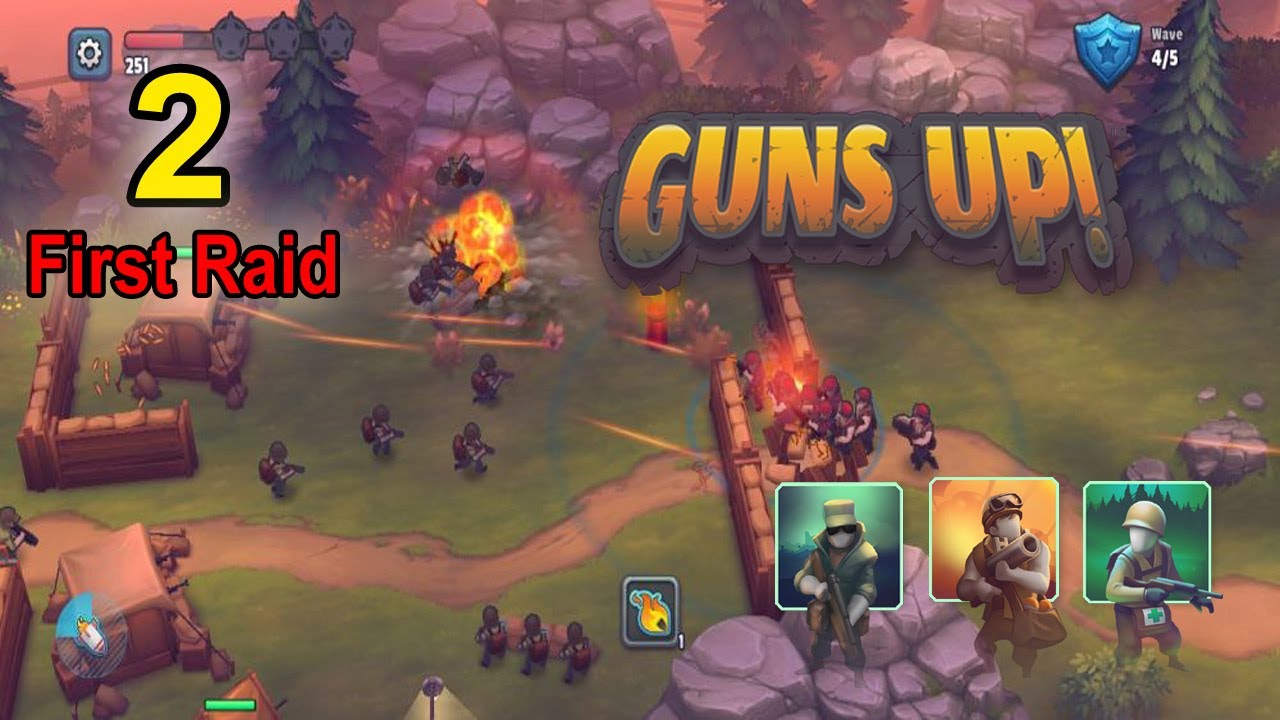 GUNS UP! Mobile Gameplay 2 First Raid (Android, ios Gameplay) - YouTube