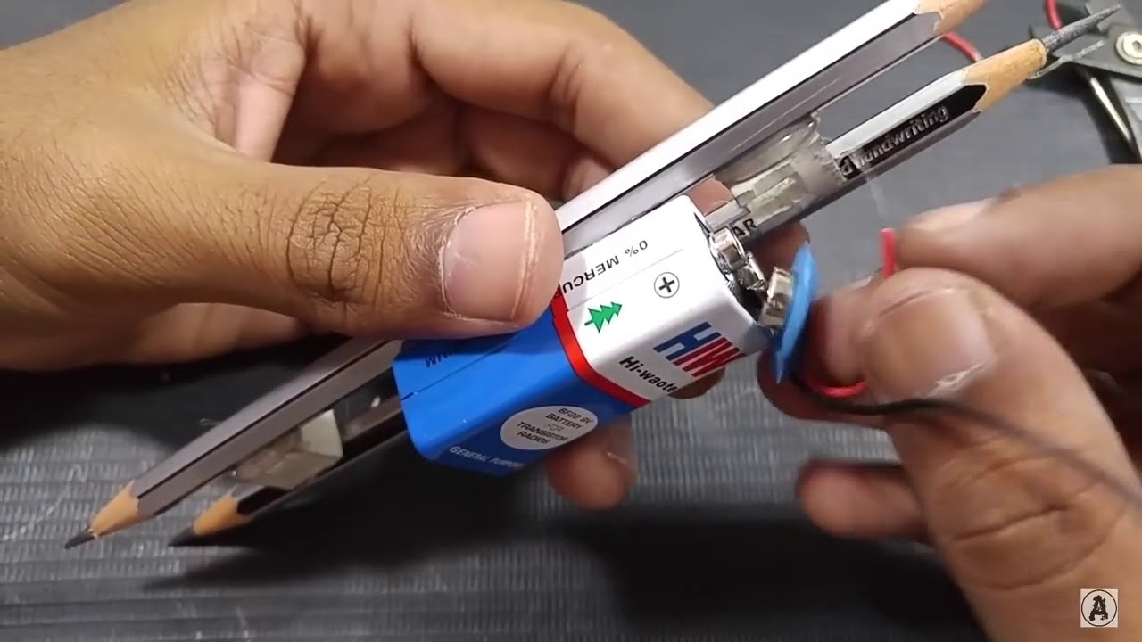 How to make a Mini Pencil Emergency light at home - YouTube