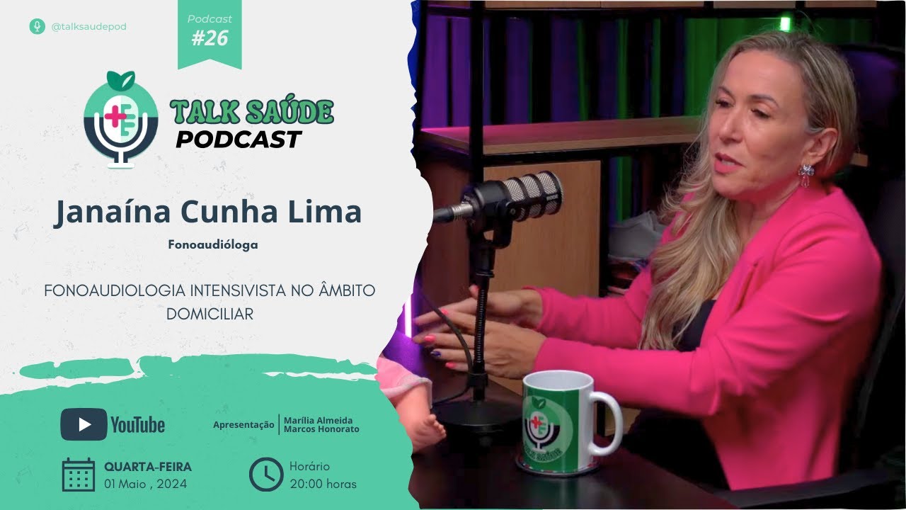 Convidada: Janaína Cunha Lima - Fonoaudióloga. | TALKSAÚDE PODCAST #26 - YouTube