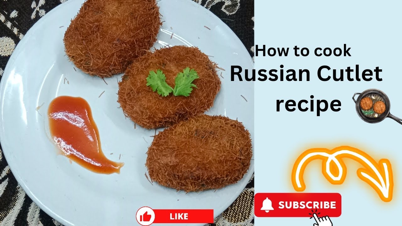 How to cook Russian Cutlet || Russian cutlet recipe || Russian kabab ...