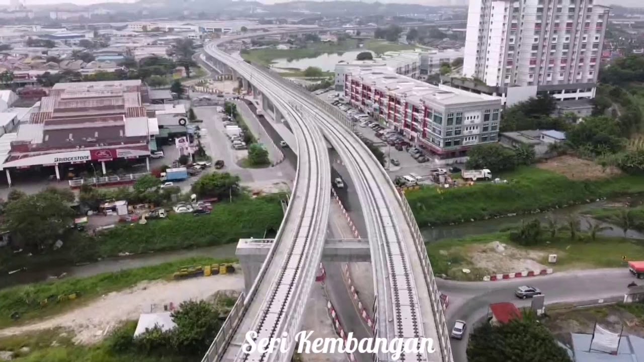 Seri Kembangan MRT2 Station SSP Line 22 February 2021 - YouTube