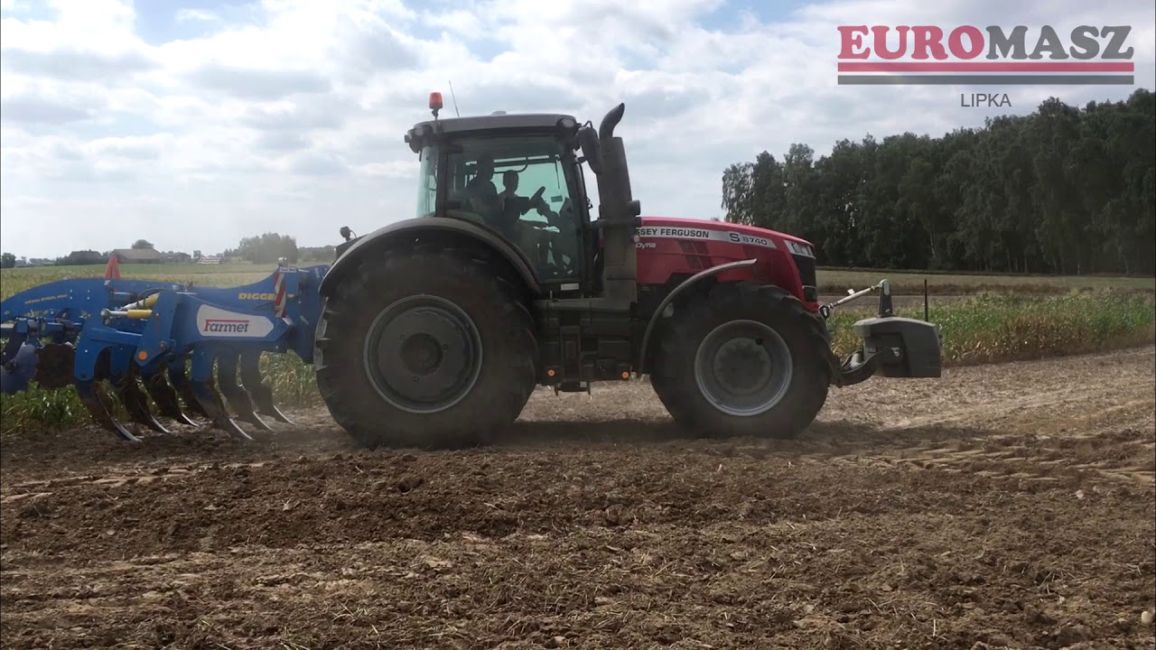 Massey Ferguson 8740 S - nowy ciągnik pokazowy - Euromasz Lipka - YouTube
