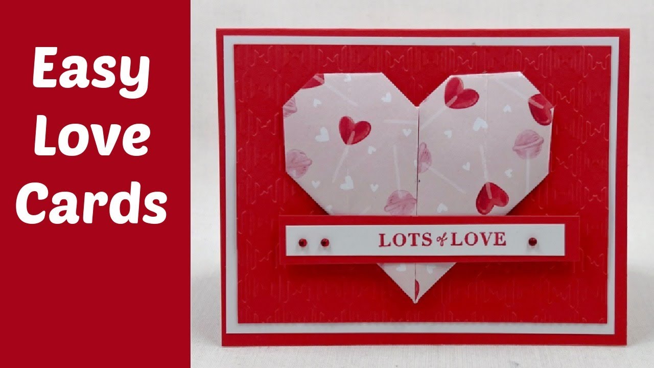 Easy Origami Heart Cards in 5 Minutes or Less! - YouTube