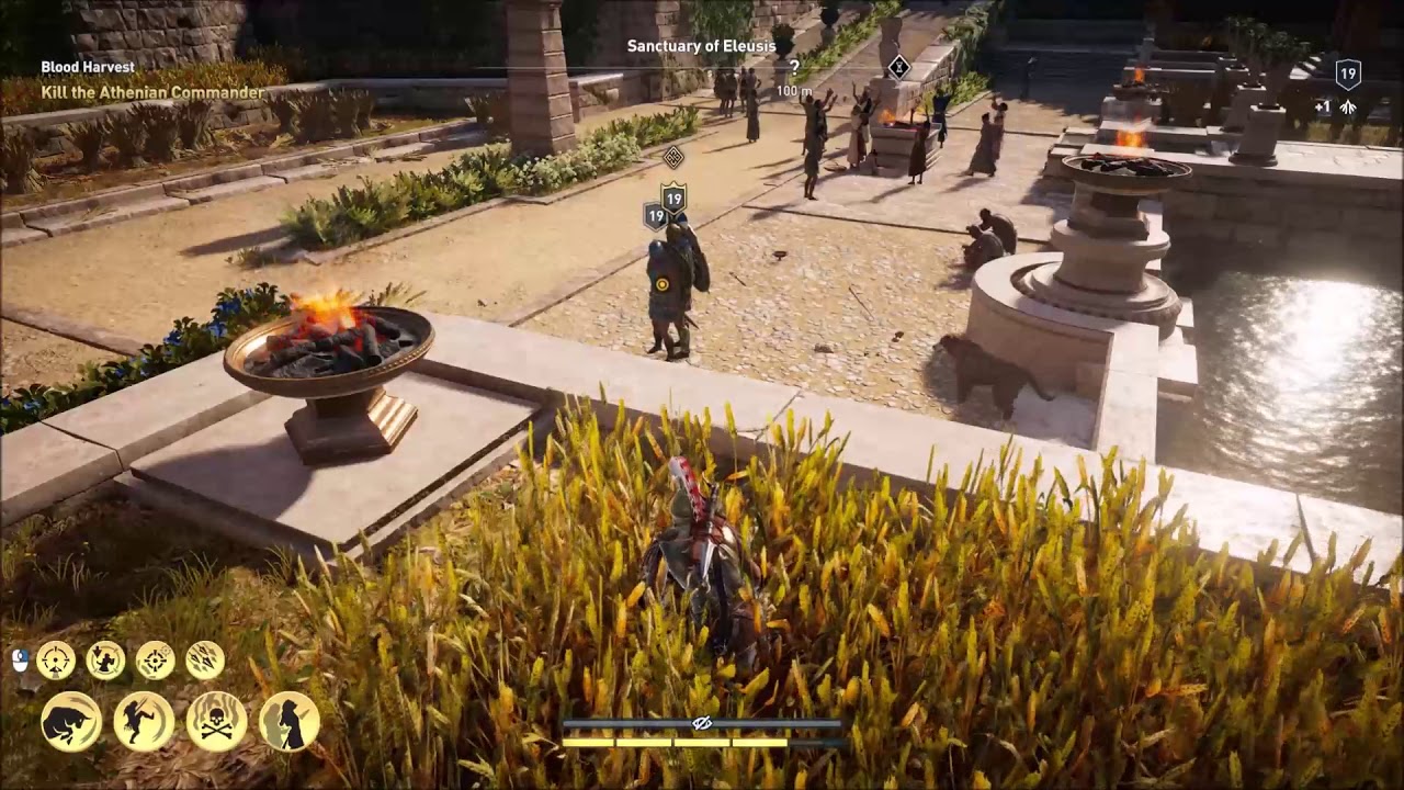 Assassin's Creed Odyssey - NPC athenian guards scared of whistle - YouTube