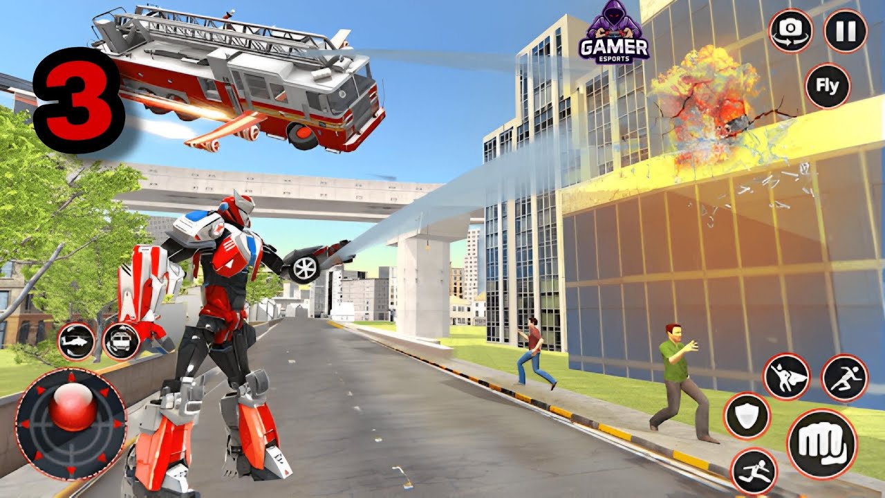 Rescue Robot Car Transformer Game | Career Mode | Android Gameplay #3 ...