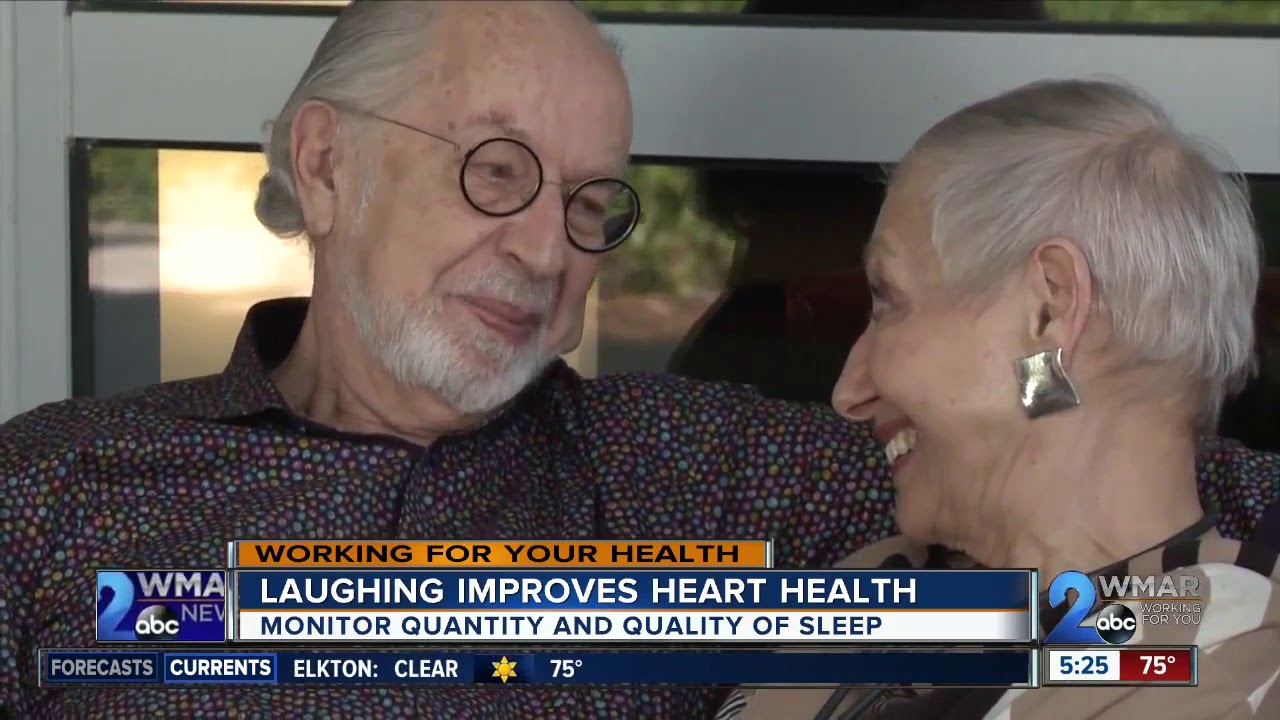 Study shows laughing improves heart health - YouTube