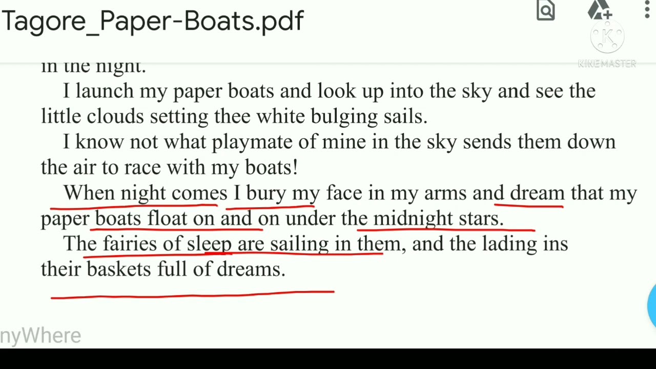 Paper Boats Poem By Rabindranath Tagore YouTube paper-boats-poem-by-rabindranath-tagore-youtube