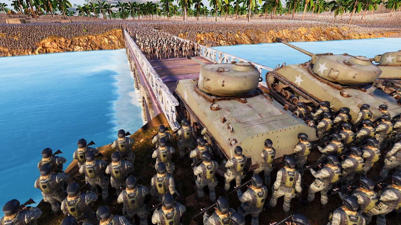 Can 300 Modern Soldiers Hold Bridge VS 4 MILLION ZOMBIES!? - Ultimate ...