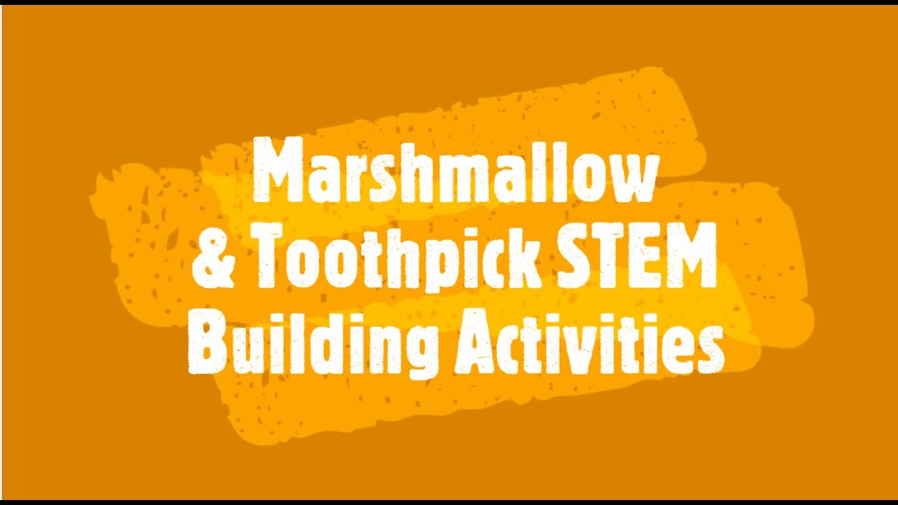 Marshmallow & Toothpick STEM Building Activities - YouTube