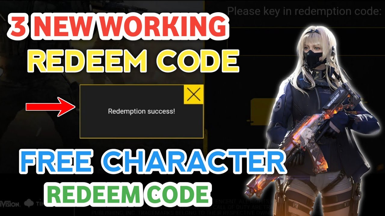 3 New Working Redeem Code Free Epic Character Skin Codm 2023 | December ...