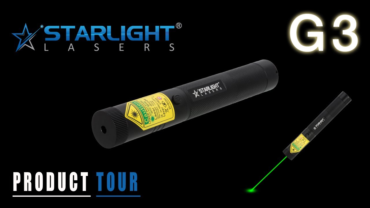 Starlight Lasers® G3 green laserpointer | Product walkthrough | Review ...