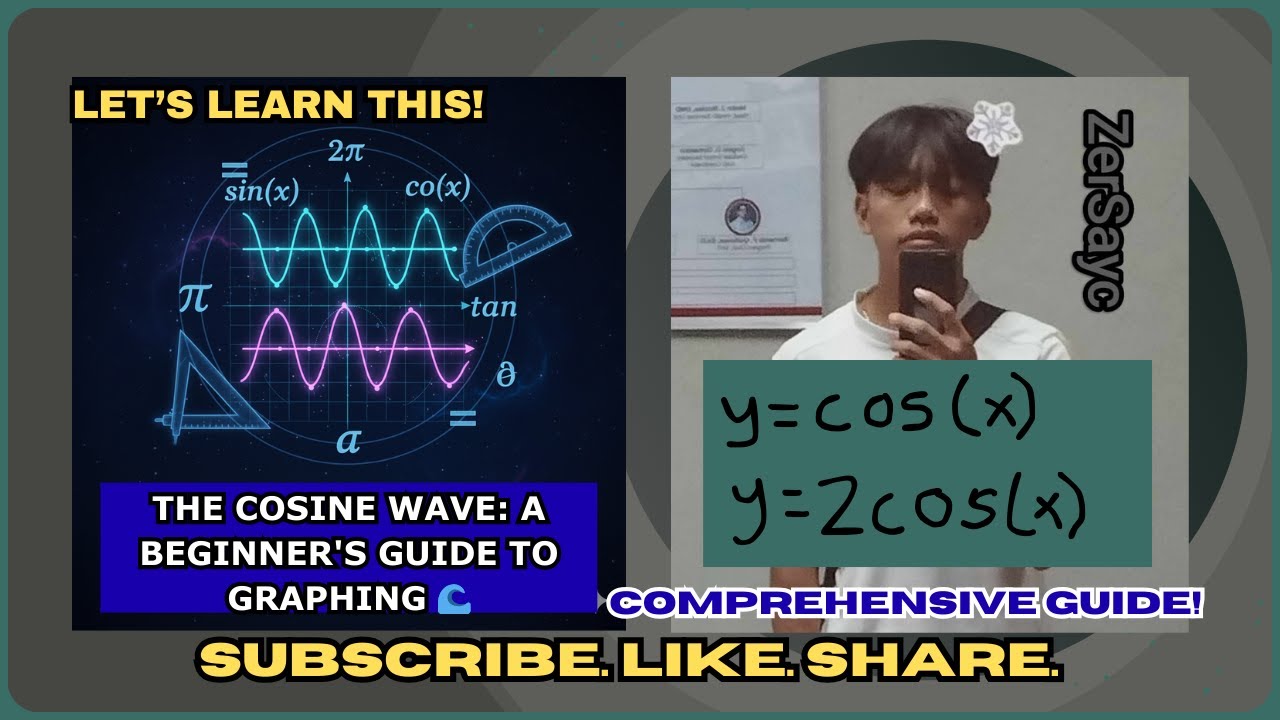 The Cosine Wave: A Beginner's Guide to Graphing 🌊 - YouTube