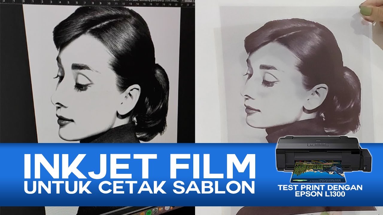 Inkjet Film - Solusi Untuk Cetak Sablon - Master Plotter - YouTube