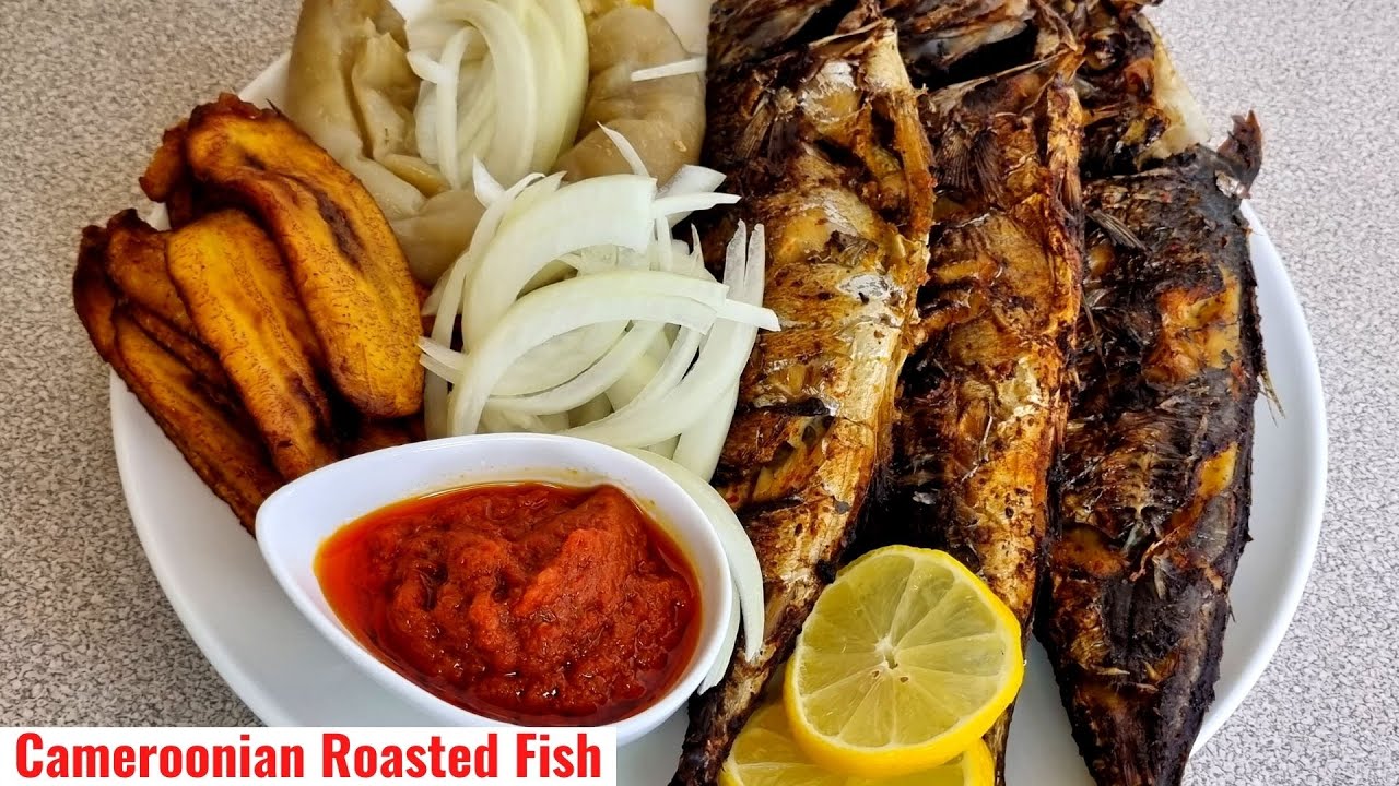 Cameroonian Roasted Fish/ Oven Grilled Mackerel Fish - YouTube