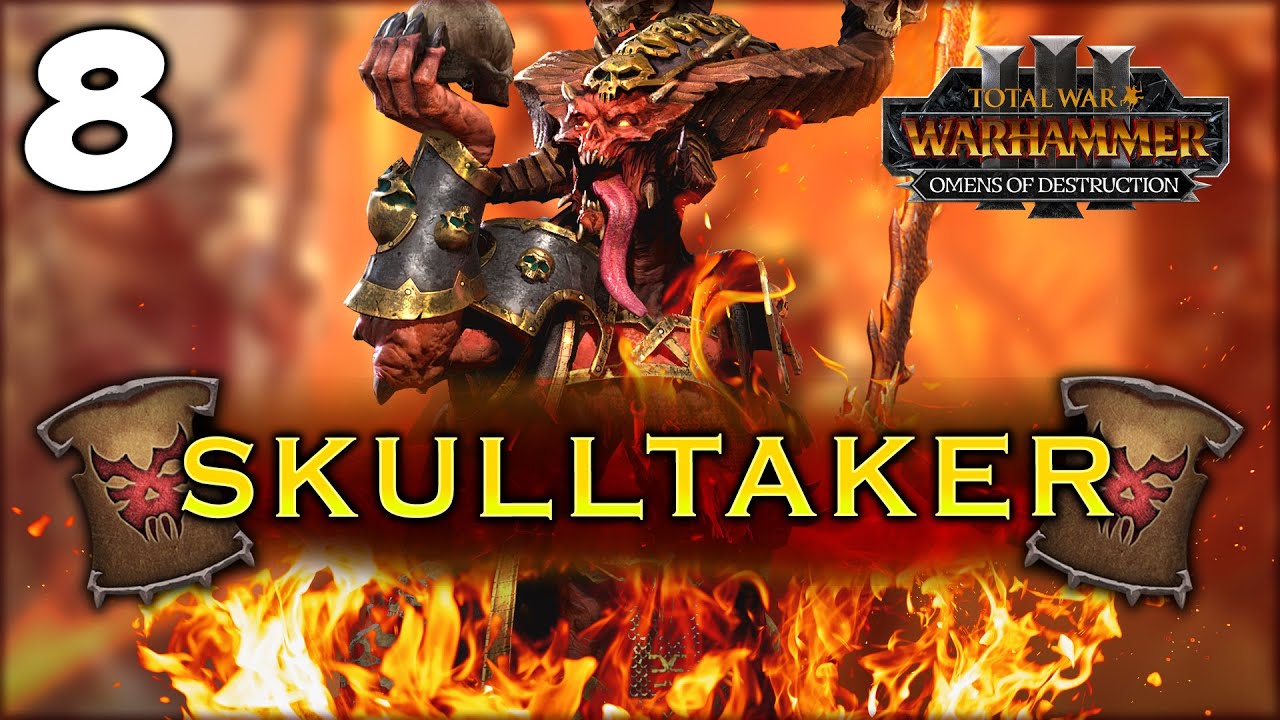 WAR FOR THE GOLDEN THRONE! Total War: Warhammer 3 - Skulltaker Campaign #8 - YouTube