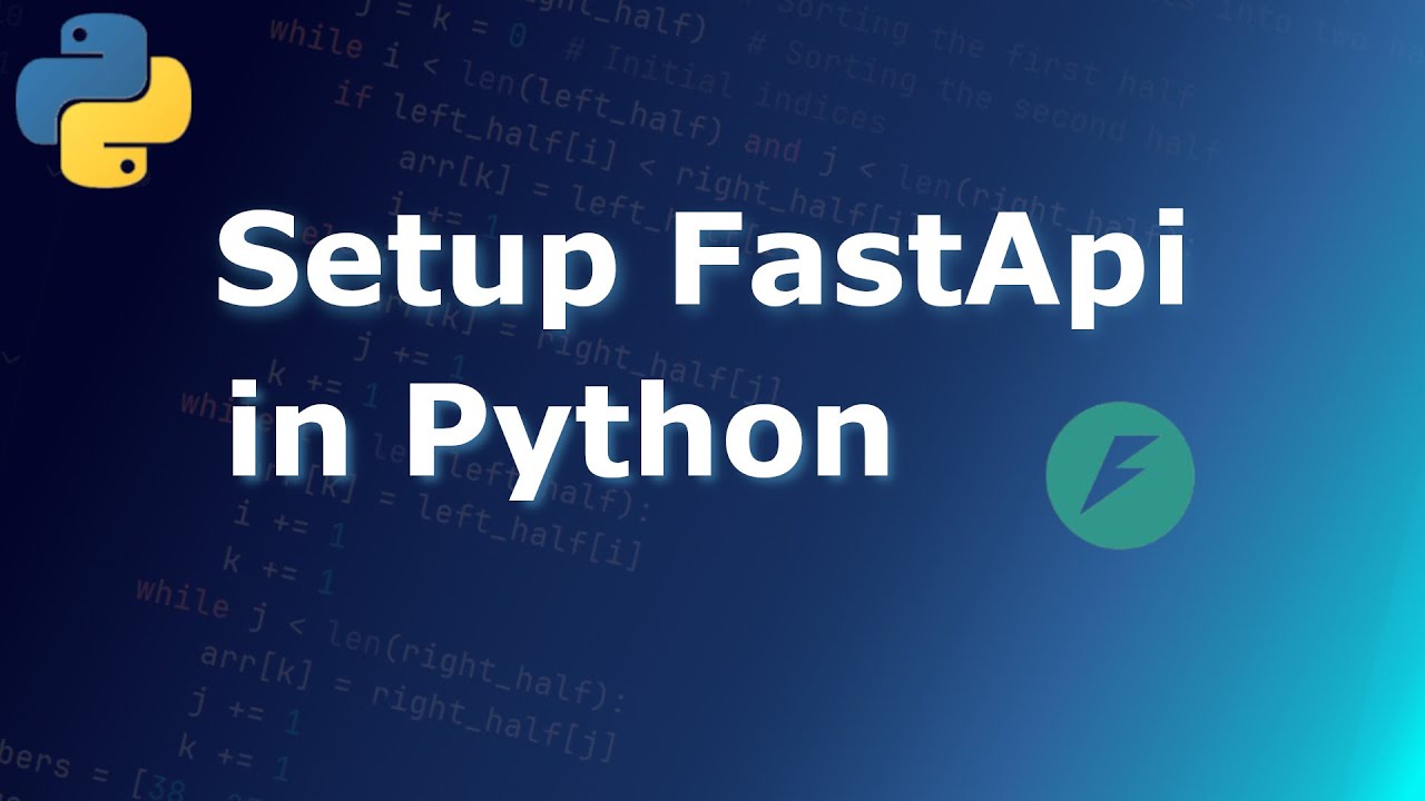 FastApi Setup in Python - YouTube