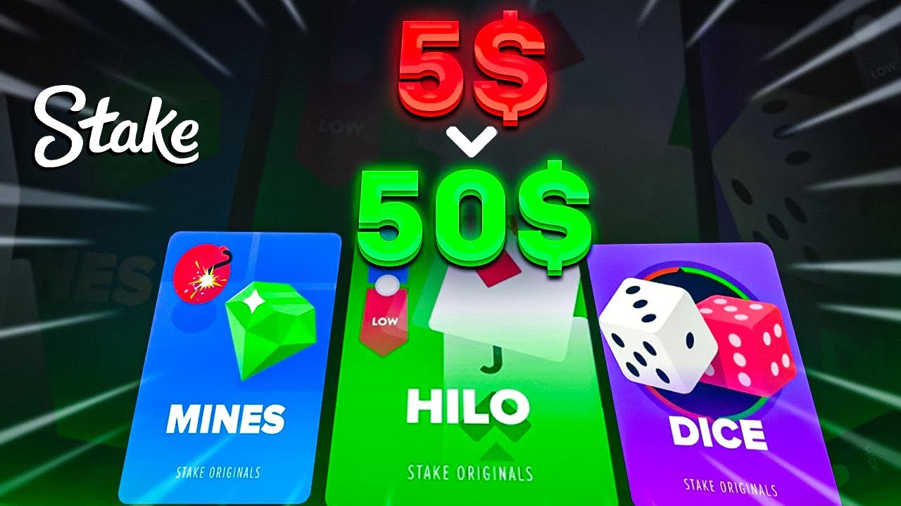5$ TO A 50$ CHALLENGE ON STAKE ORIGINALS! (went all in...) - YouTube