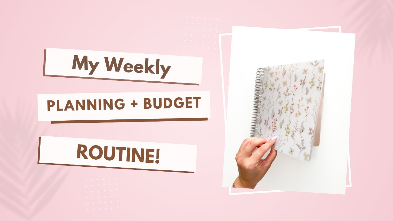 My Weekly Budget + Daily Routine | Simple - YouTube