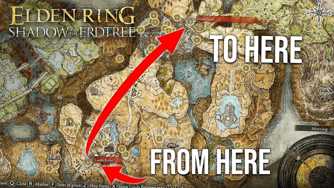 How To Get To Hinterland Elden Ring (Green Area) | Early Game! Full ...