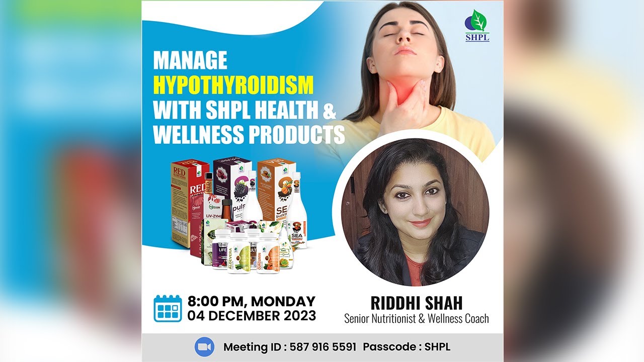 MANAGE HYPOTHYROIDISM WITH SHPL HEALTH & WELLNESS PRODUCTS - YouTube