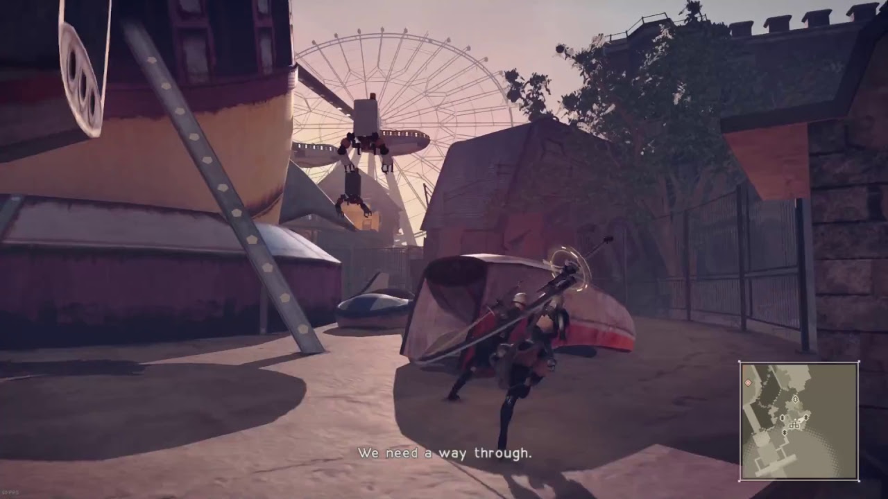 Nier Automata - 9S Gameplay - YouTube
