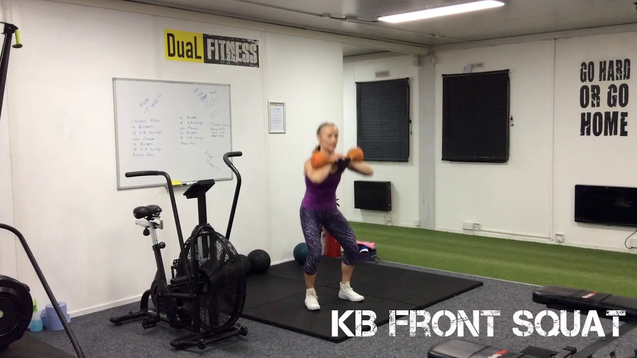 KB Front Squat - YouTube