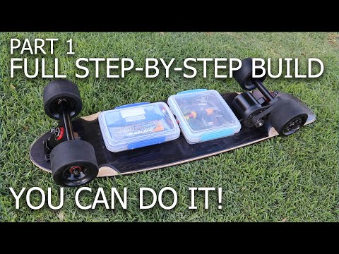 Electric Skateboard Build - Belt Drive | Weight ~11 lbs | Price ＜ $300 | Speed ＞ 23 mph