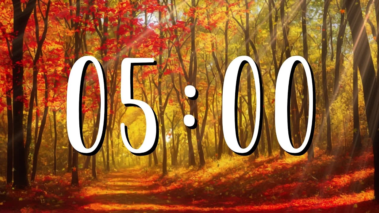 5 Minute Autumn Ambience Timer - YouTube