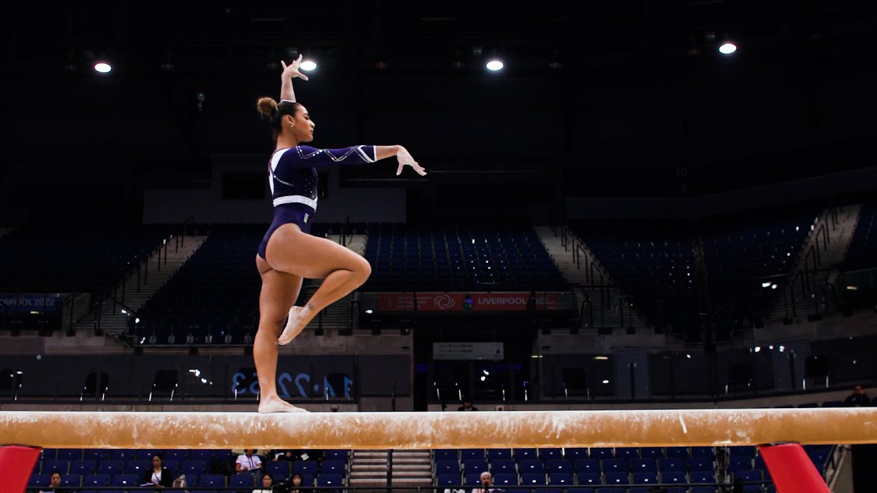 Marine Boyer (FRA) - Balance Beam - 2022 World Championships - Podium ...