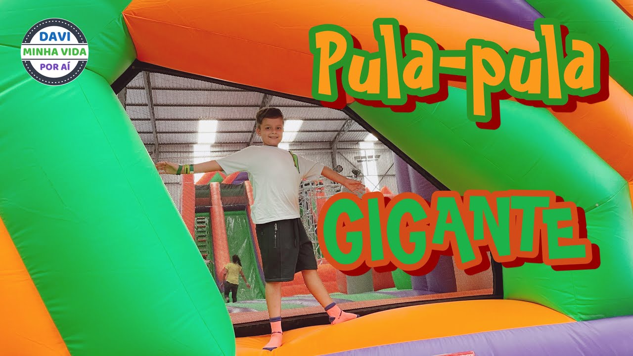Fui no MAIOR PULA-PULA INFLÁVEL do BRASIL - YouTube