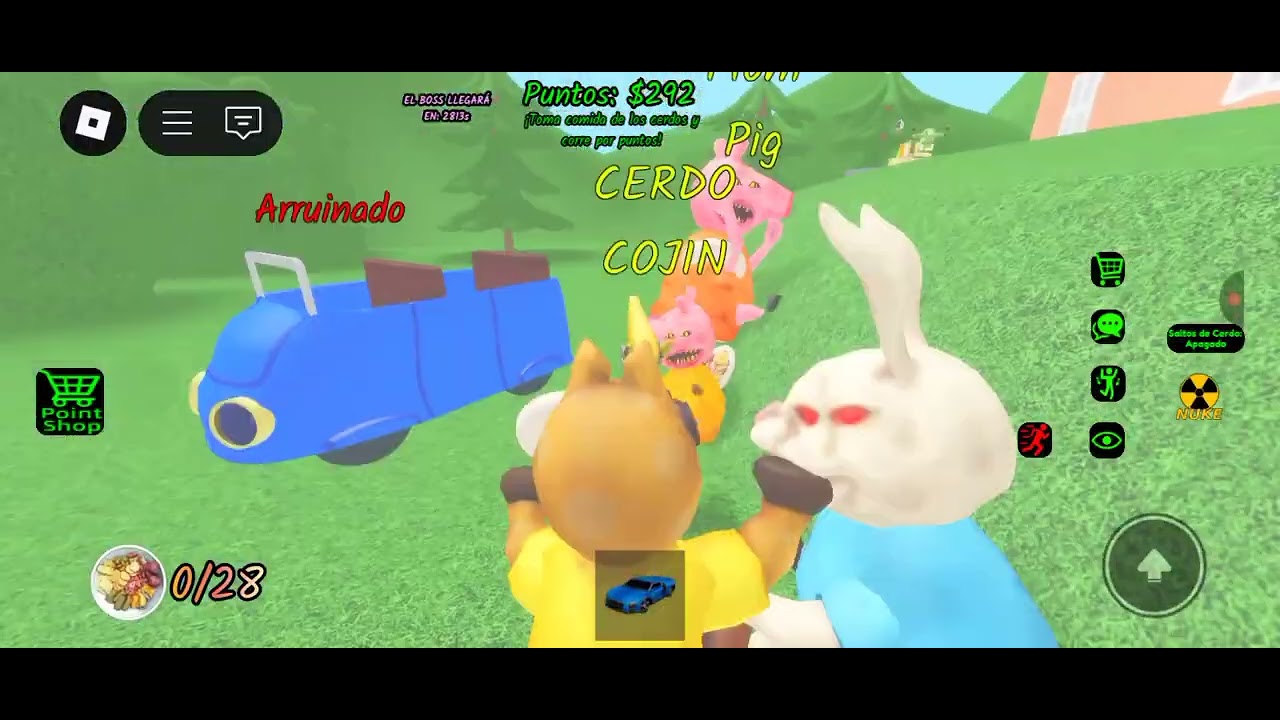 Jugando hungry pig con lolo - YouTube