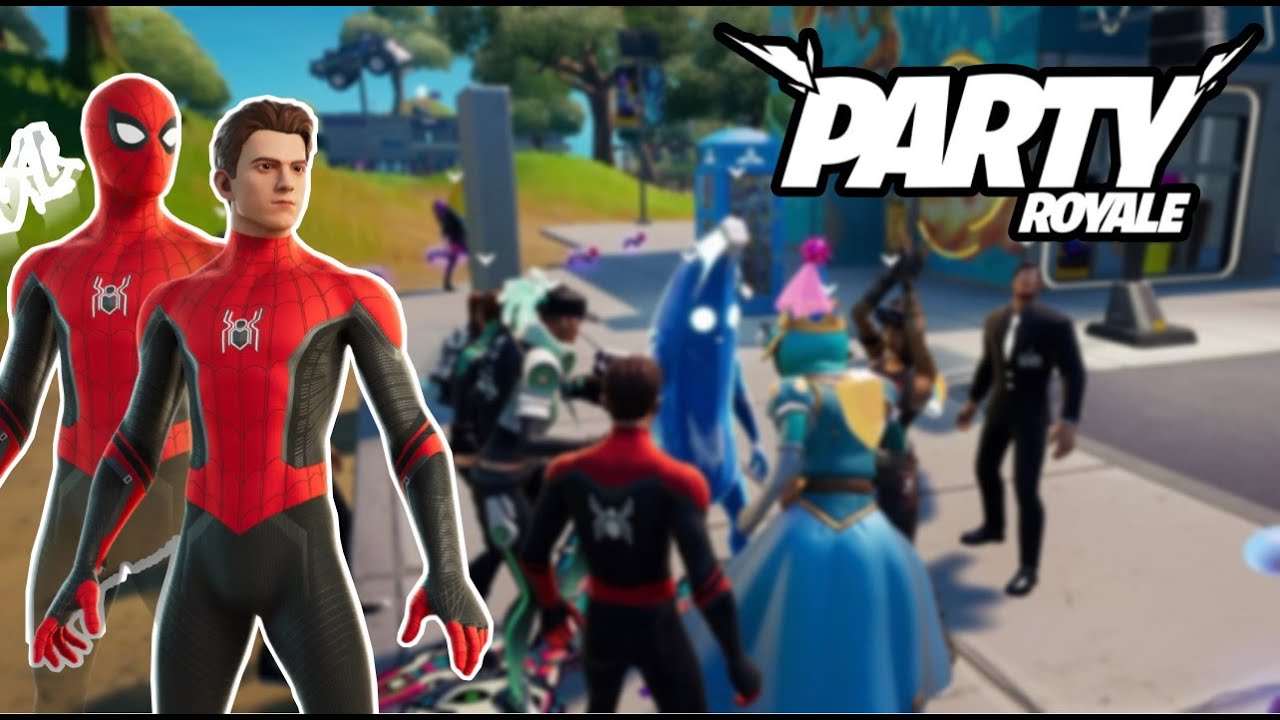 Fortnite | SPIDER-MAN (No Way Home) Skin Flexing Rare Emotes In Party ...