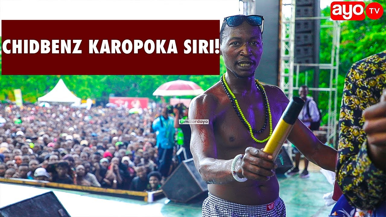 CHID BENZI BILA UWOGA KAROPOKA SIRI KWA MASHABIKI "HII SHOW, LAKI TATU ...