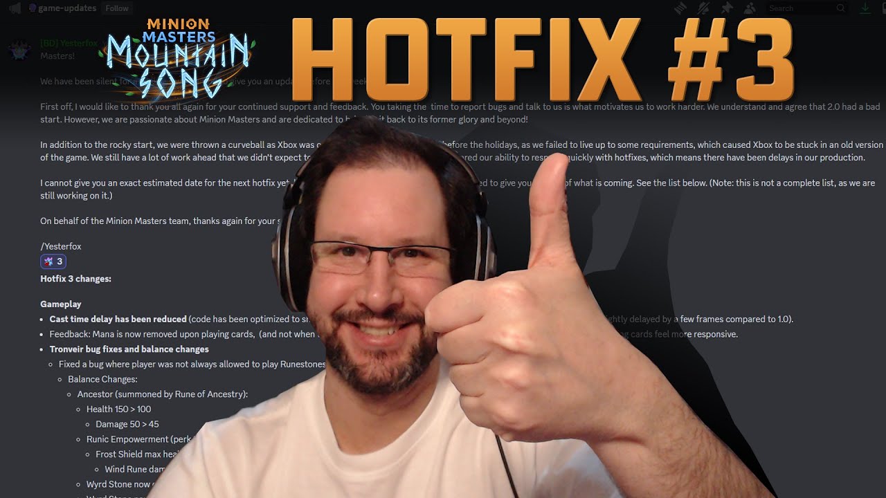 Minion Masters 2.0 - Hotfix #3 Announcement - Bug Fixes & Balance - YouTube
